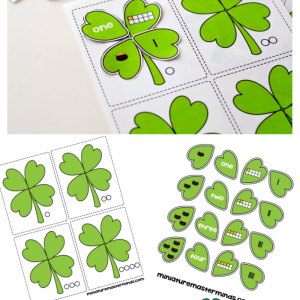 St. Patrick’s Day Preschool Play Dough Counting Mats 1 To 10 ...